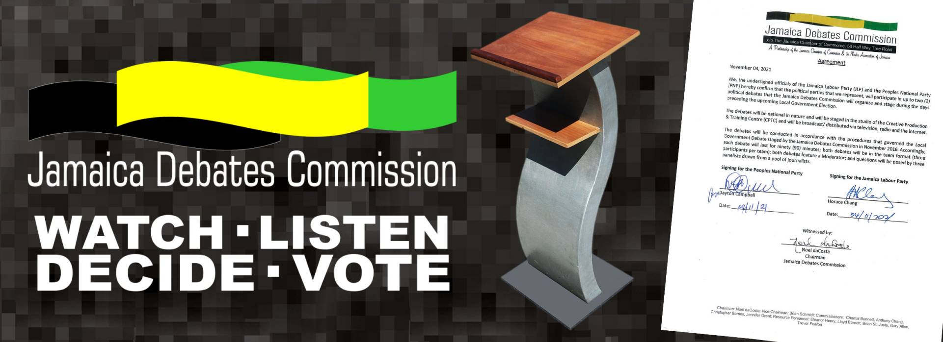 Jamaica Debates Commission - Jamaica Debates Commission